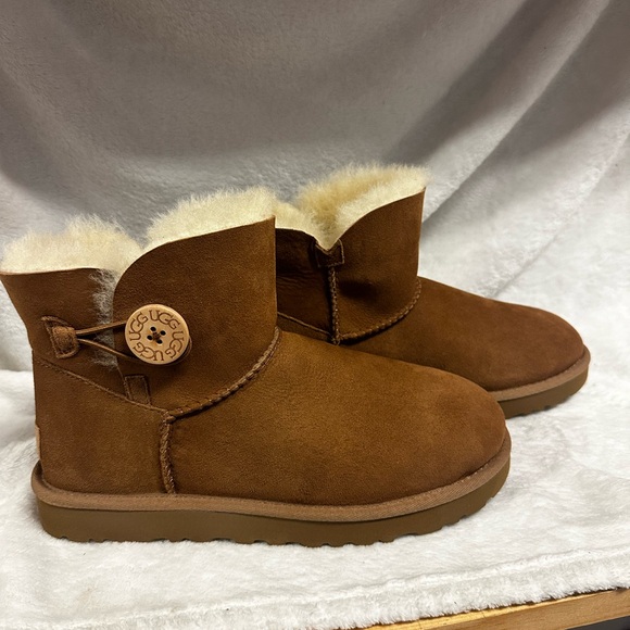 UGG | Shoes | Ugg Mini Bailey Button Boot | Poshmark
